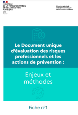 Le Document Unique d'Evaluation des Risques Professionnels (DUERP) - CDG 76